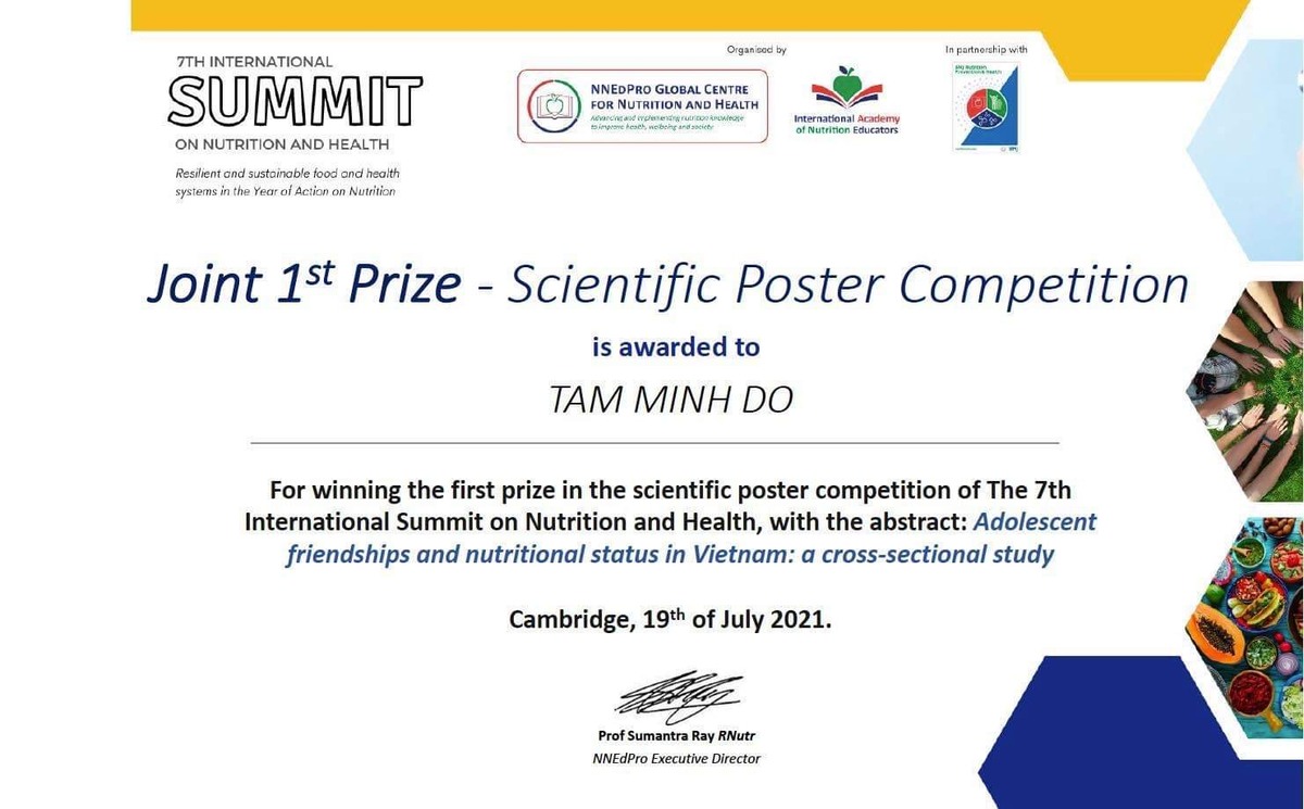 Joint First Prize - Scientific Poster Competition - College of Medicine ...